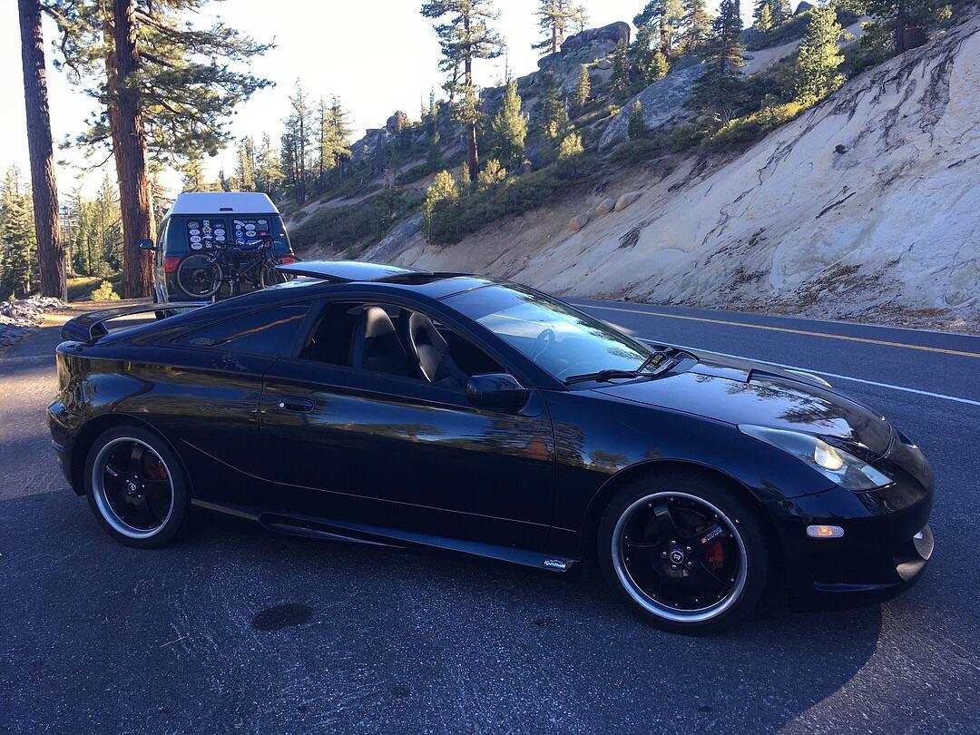 Bought this 03 Celica last month 6 speed manual, upgrades were already installed (body kit ...