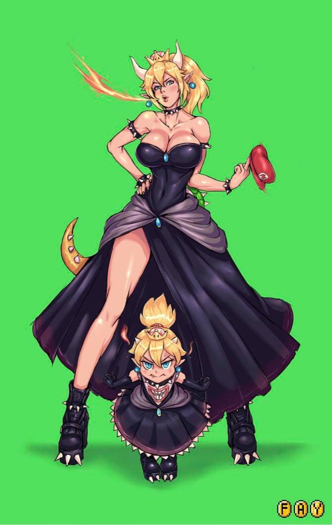 Bowsette Jr | Scrolller