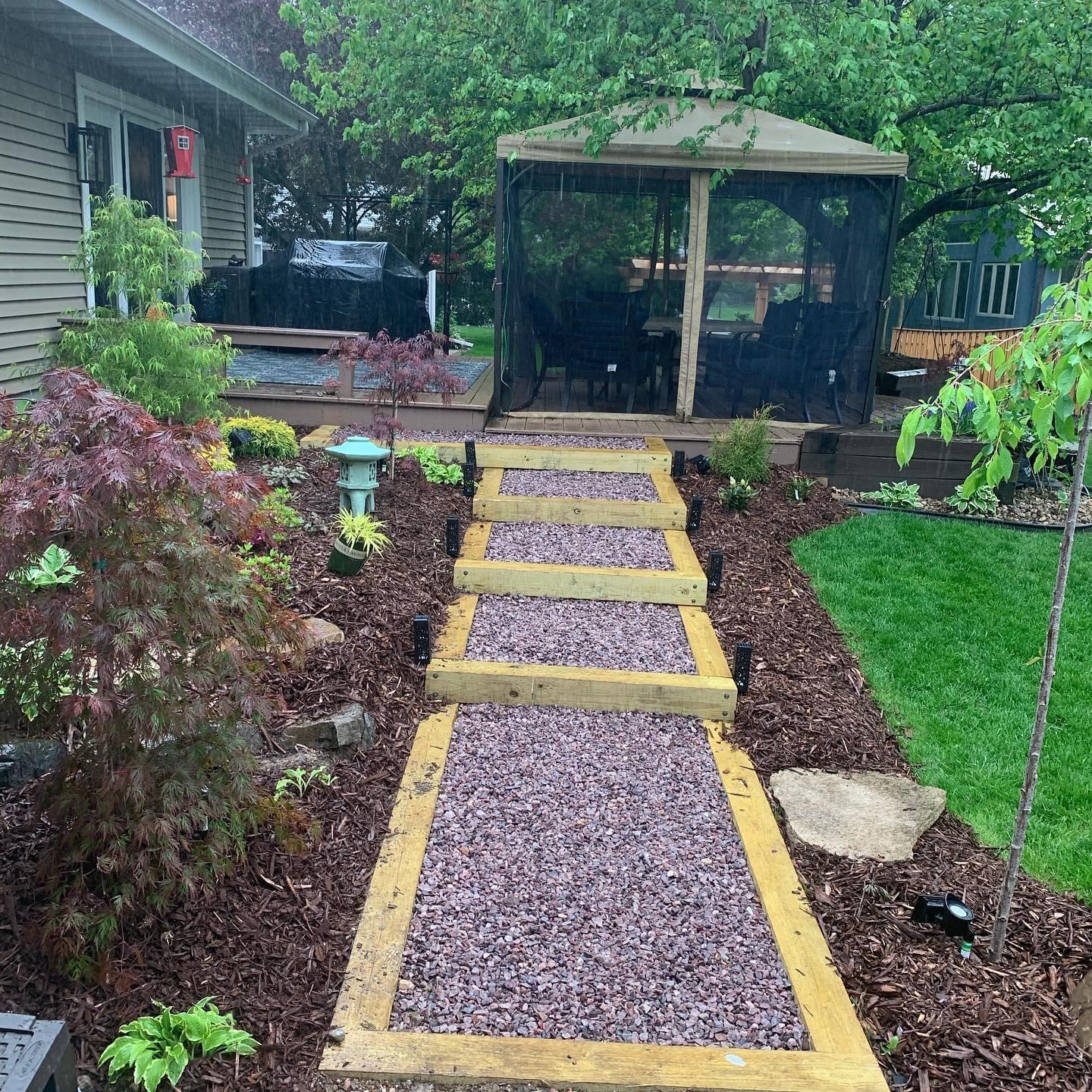 Box steps and Japanese Garden. | Scrolller
