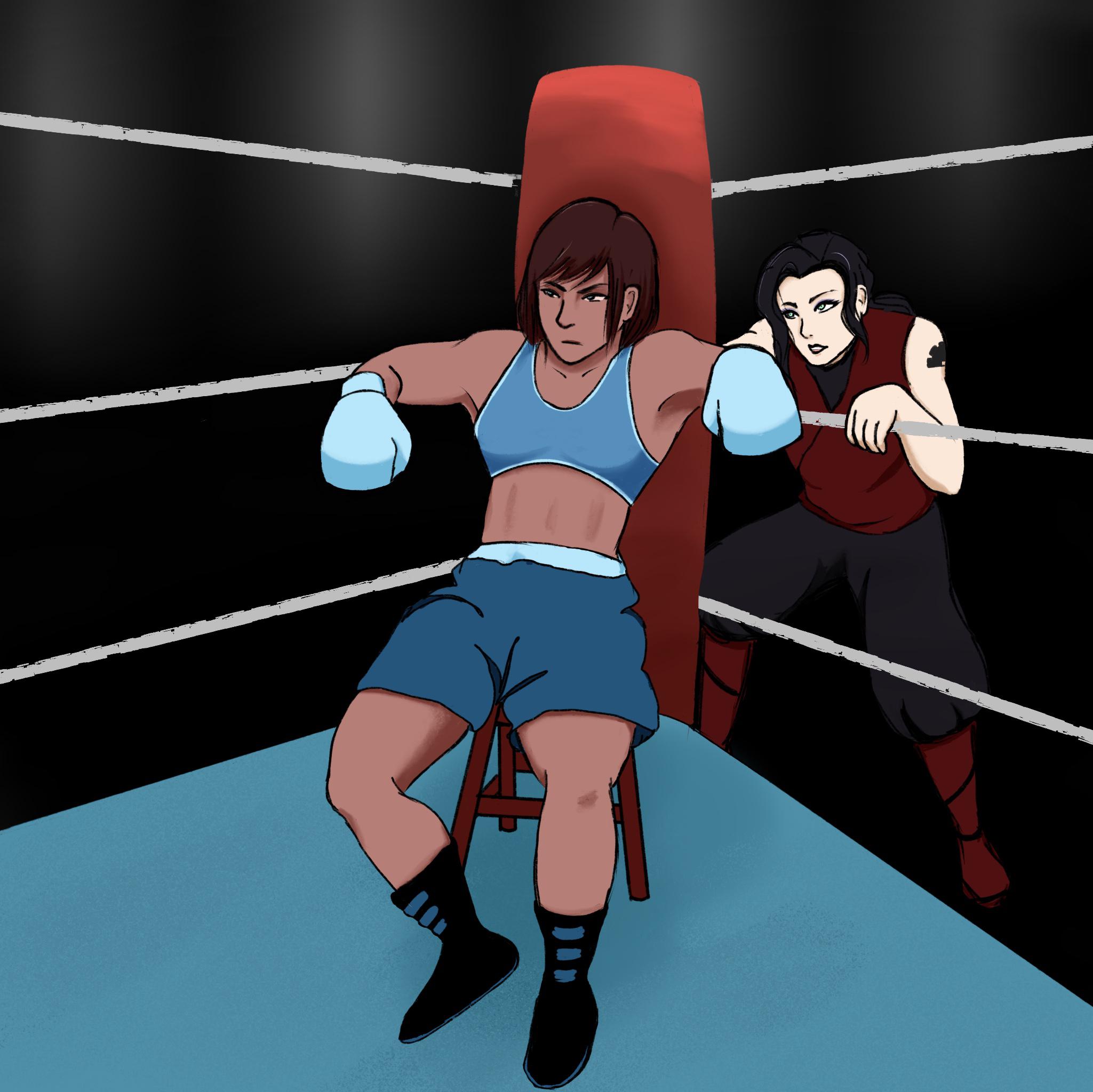 Boxer Korra with Trainer Asami | Scrolller