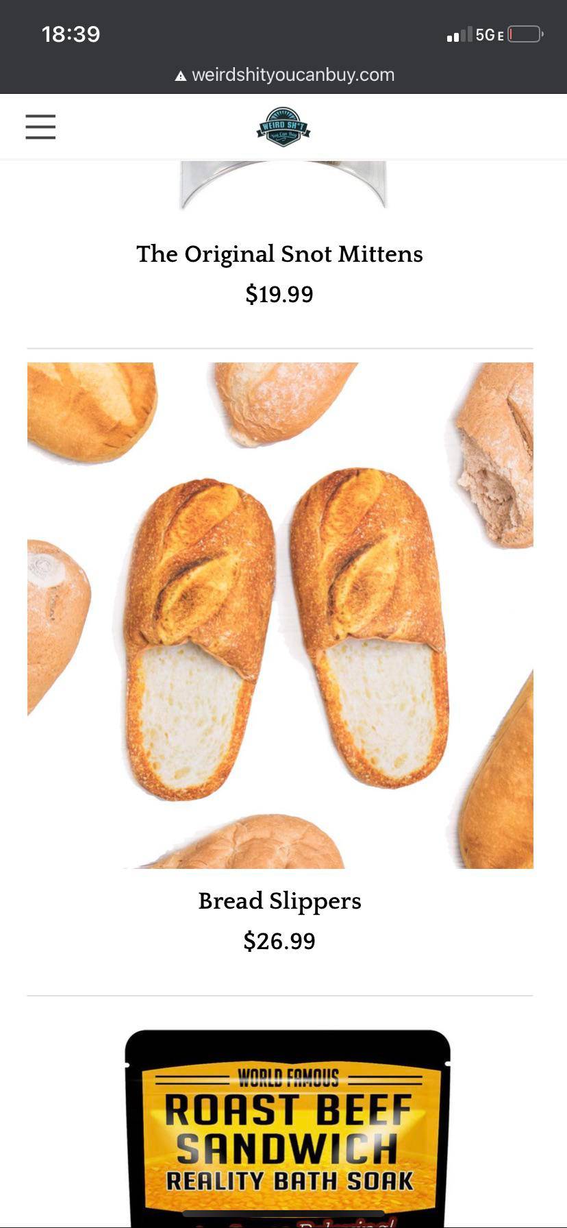 Bread Slippers | Scrolller