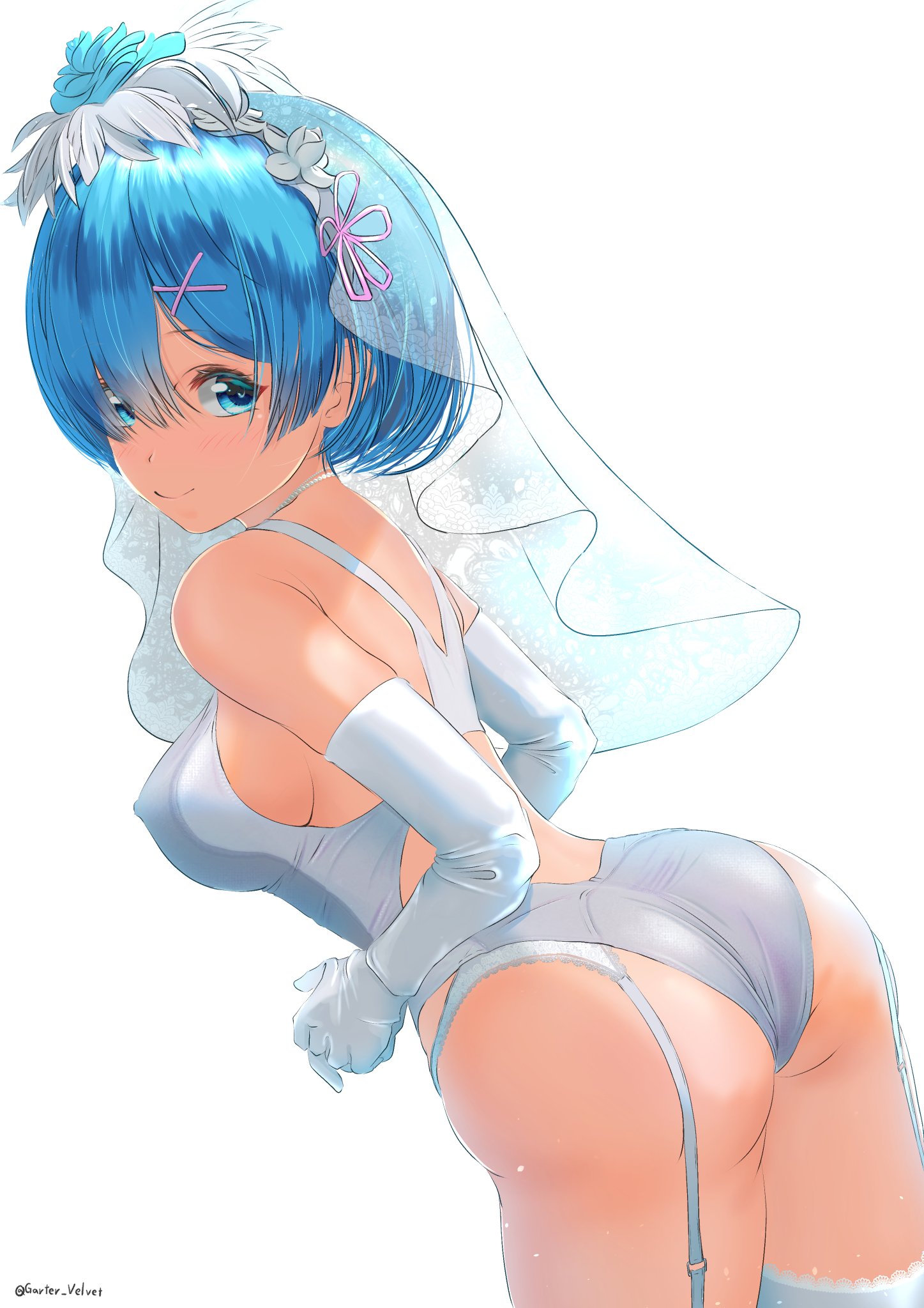 Bride Rem is ready for the honeymoon [Rem:Zero Kara Hajimeru Isekai Seikatsu] | Scrolller