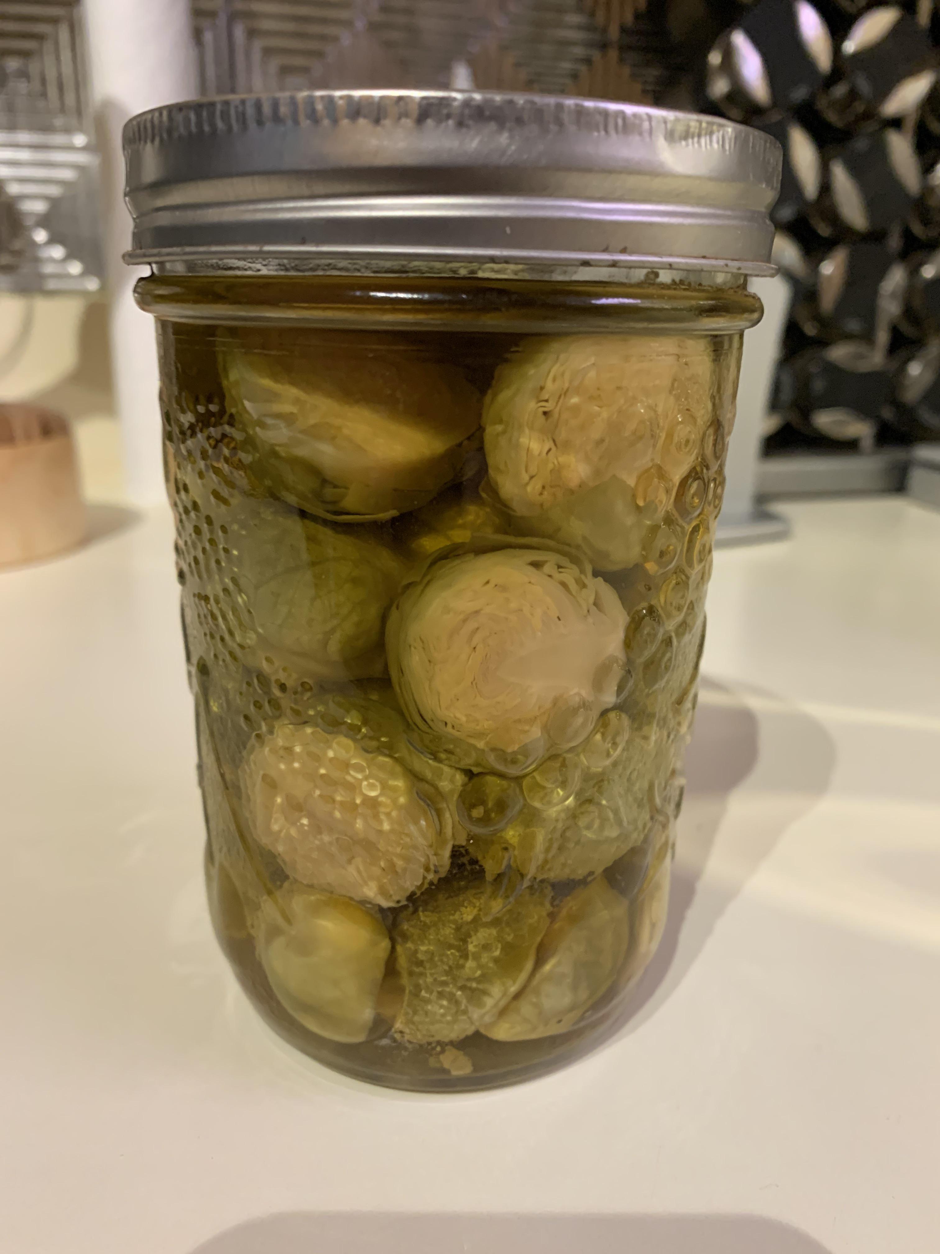 Brussels sprouts are awesome pickled. | Scrolller