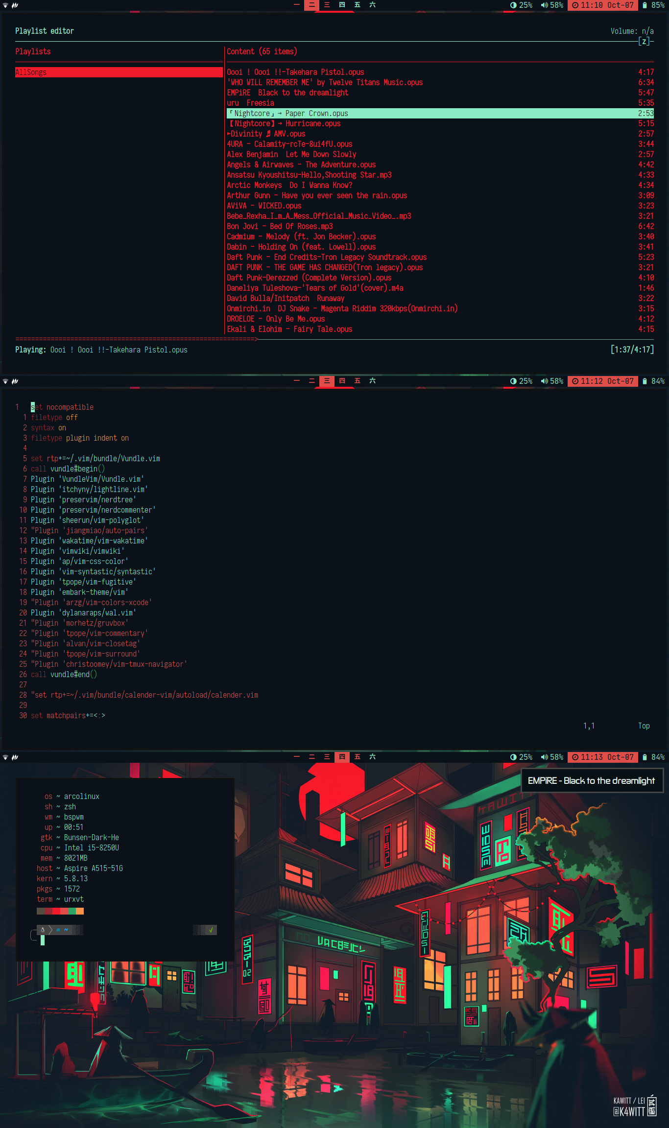 [bspwm] first rice | Scrolller