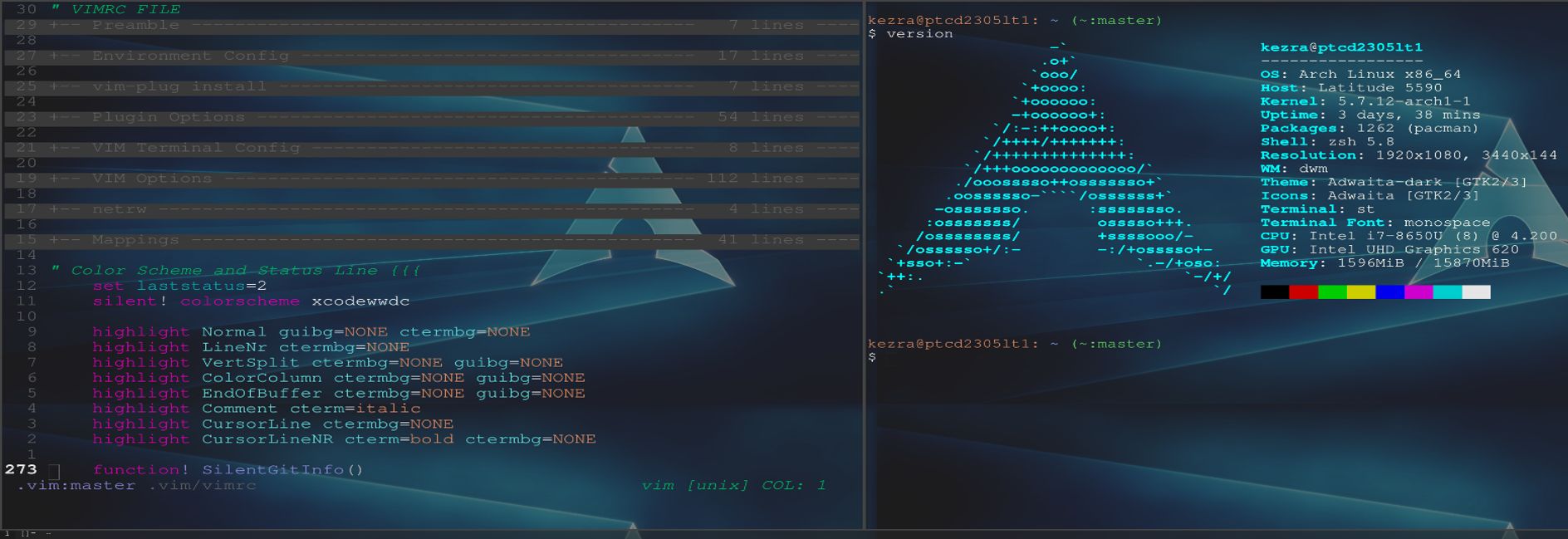 BTW I really like this vim setup. | Scrolller
