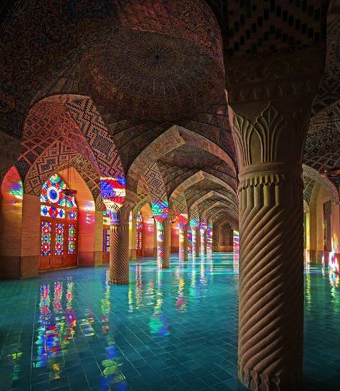 [building] Nasir Ol Molk Mosque in Iran. Pic by Amir Tavakoli | Scrolller