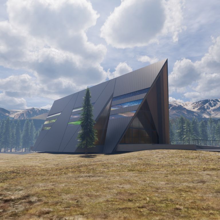 [Building] Rendering for a Small Modular Nuclear Reactor in Idaho - Project by Oklo & Gensler ...