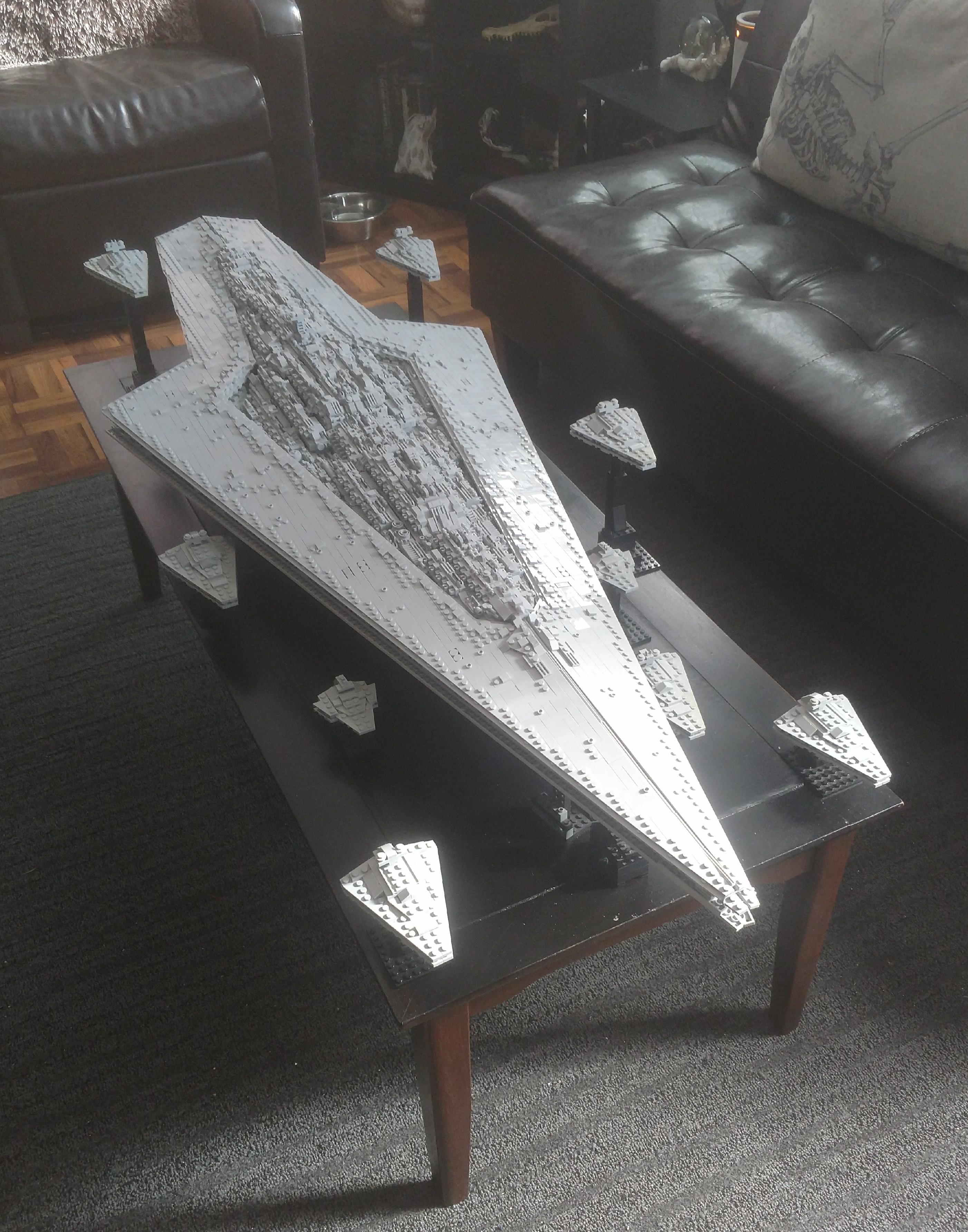 Built some extra star destroyers to fill out my Imperial Navy. | Scrolller