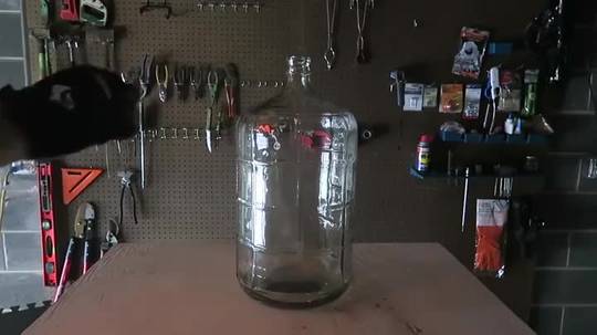 Burning Alcohol vapors in a large bottle | Scrolller