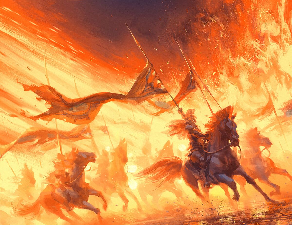 Burning Banners by Andrew Mar | Scrolller