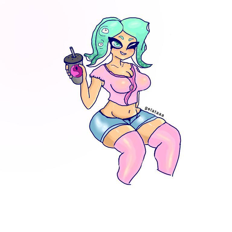 Busty Octoling (gelataaa) | Scrolller