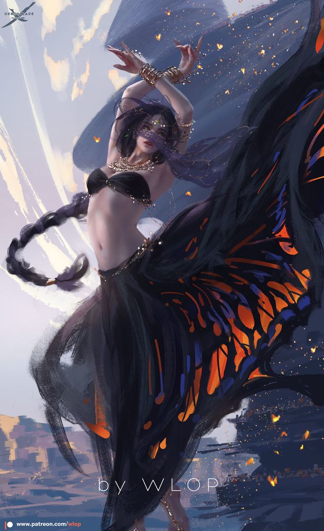 Butterfly, by Wang Ling | Scrolller