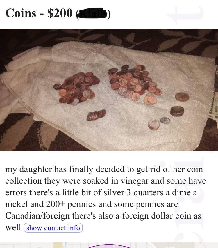 Buy my pocket change | Scrolller