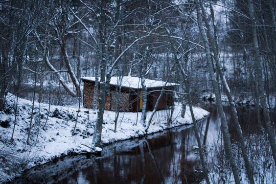 Cabin by the river, Oulu, Finland | Scrolller