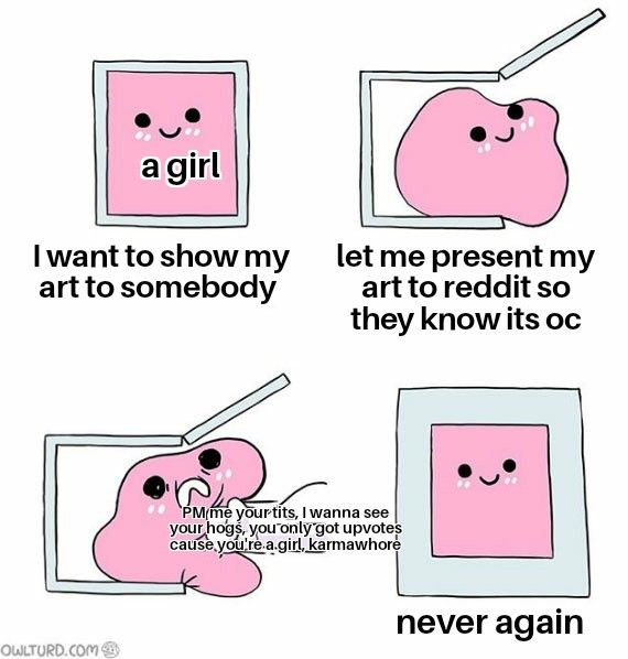 Calm down, it's just a woman. | Scrolller