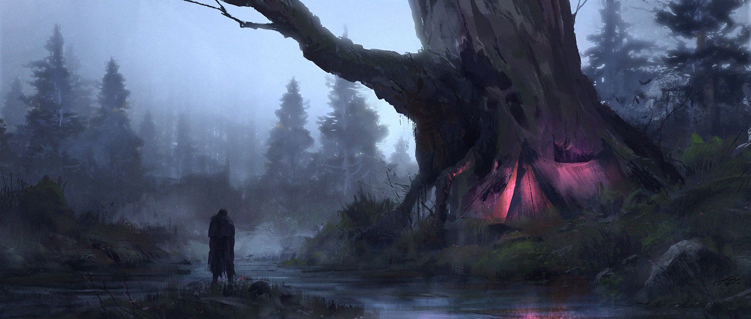 Camp in the swamp by Zhou Shuo. | Scrolller