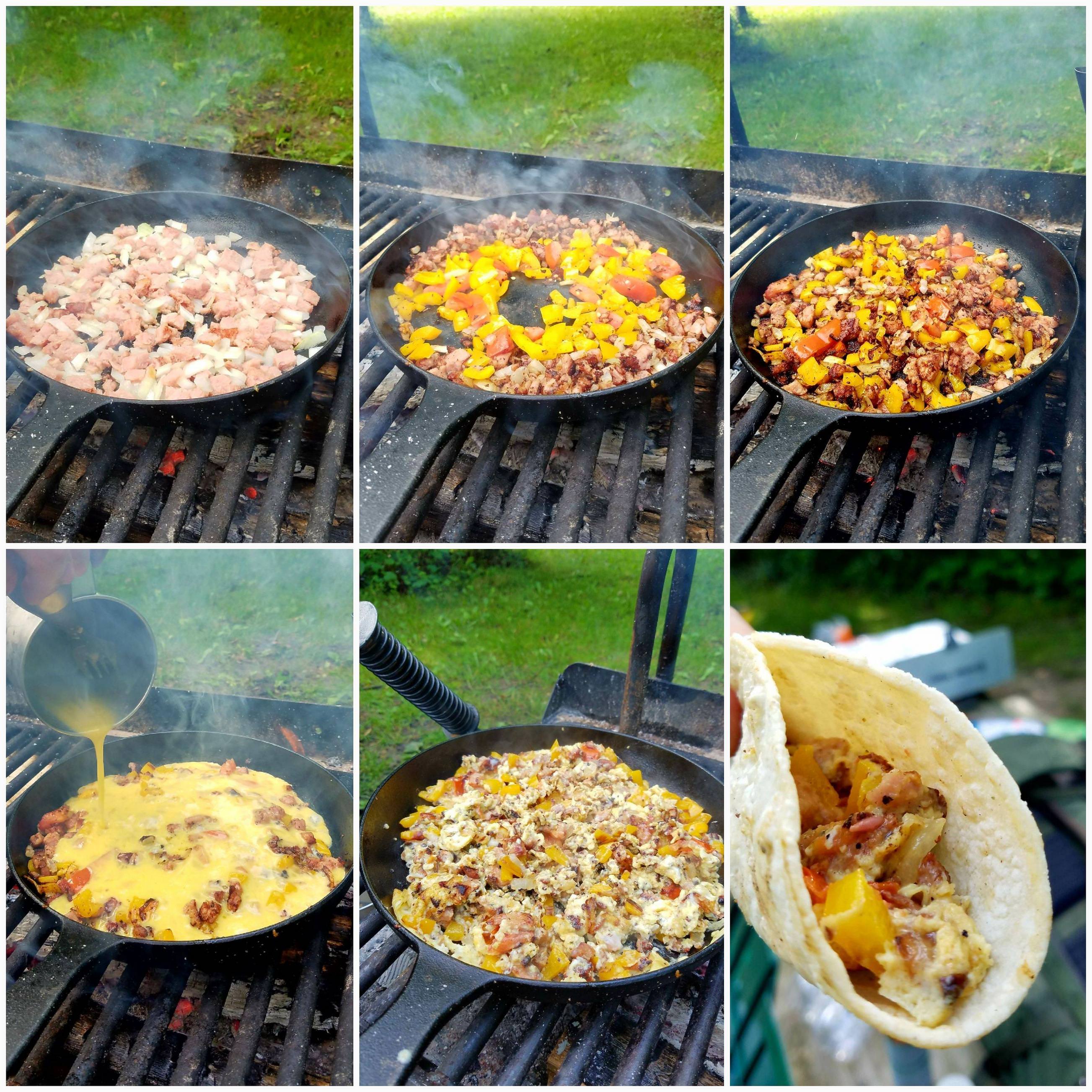 Campfire Breakfast play-by-play. | Scrolller