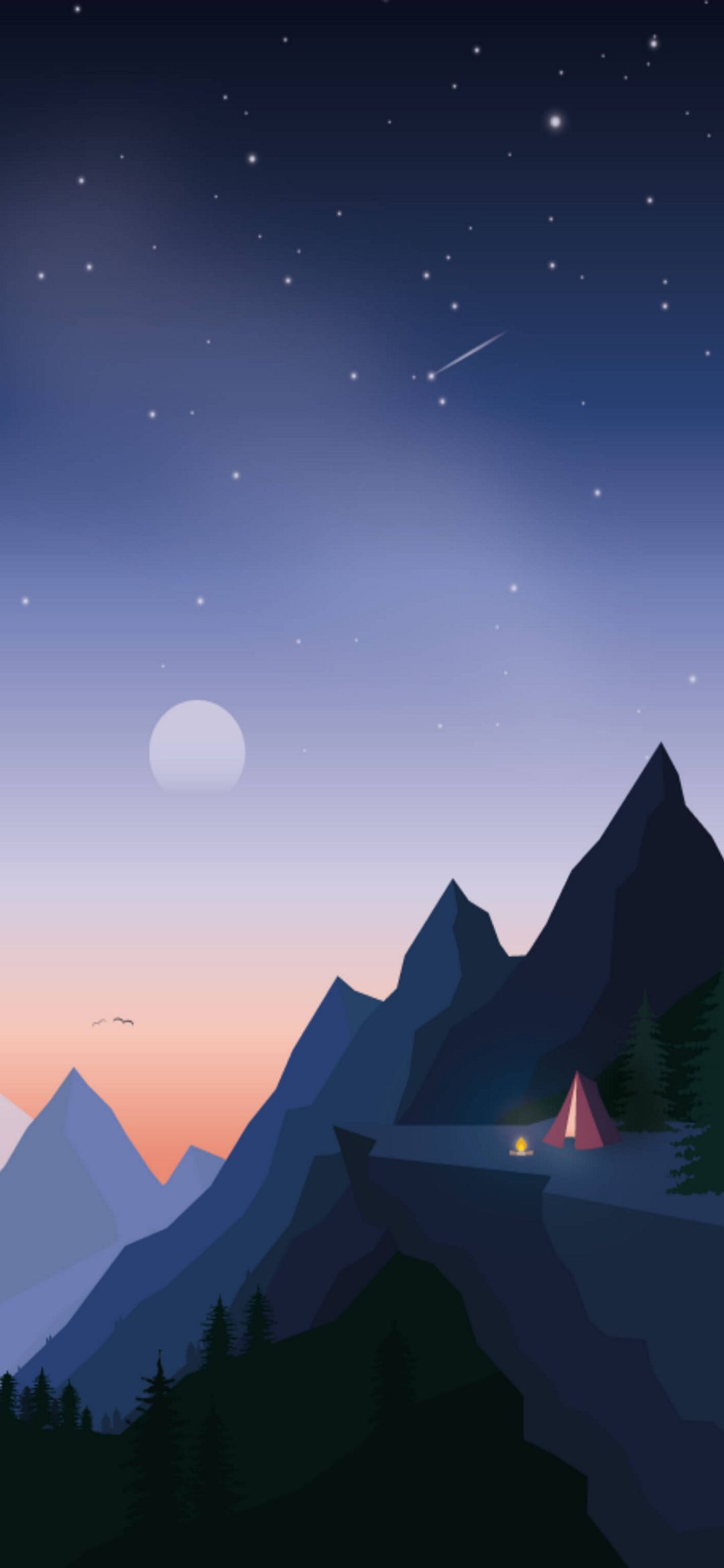 Camping Minimal Wallpaper | Scrolller
