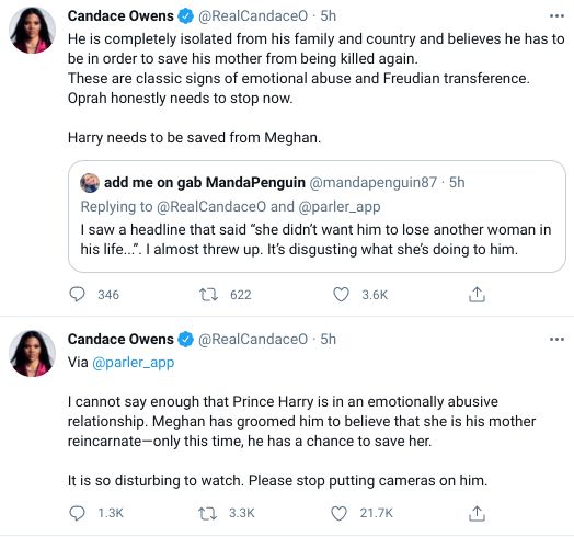 Candace gives us her valuable opinion on the British monarchy's inner drama | Scrolller