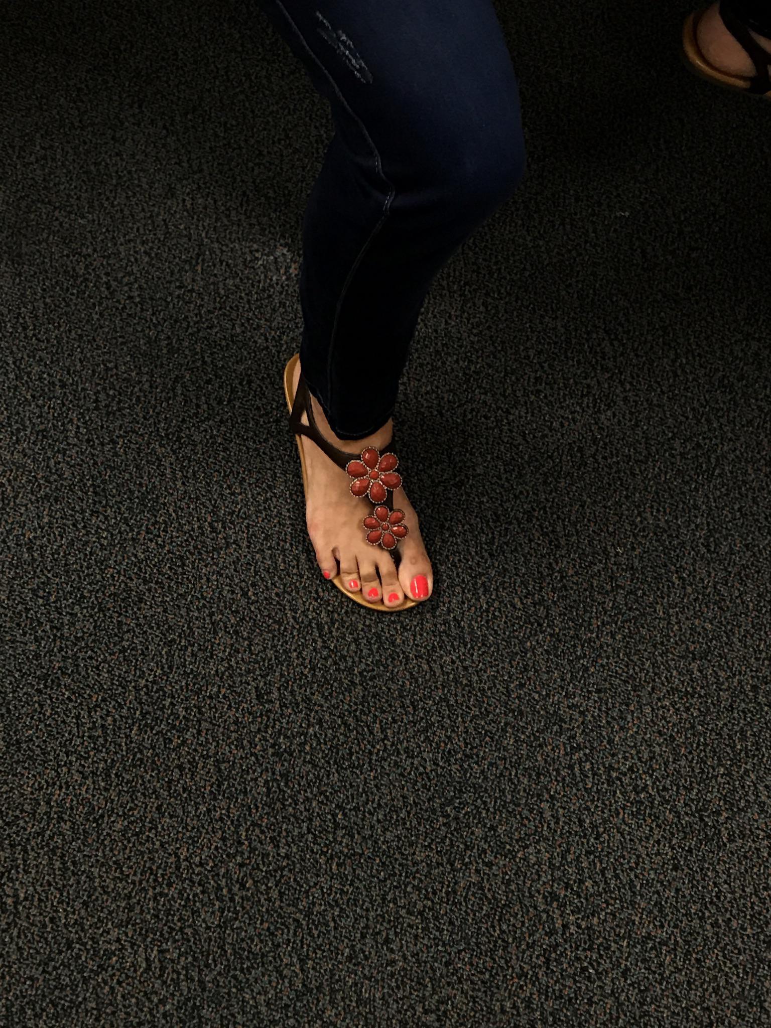 Candid Photo Of My Spanish Teachers Feet Scrolller