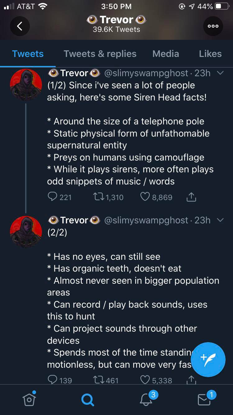 canon facts about siren head from the creator himself | Scrolller