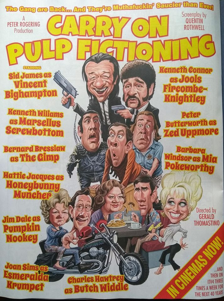 Carry on Pulp Fictioning - by a former MAD magazine illustrator. | Scrolller