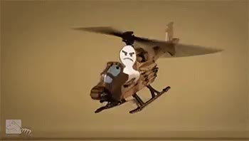Cat vs attack helicopter | Scrolller
