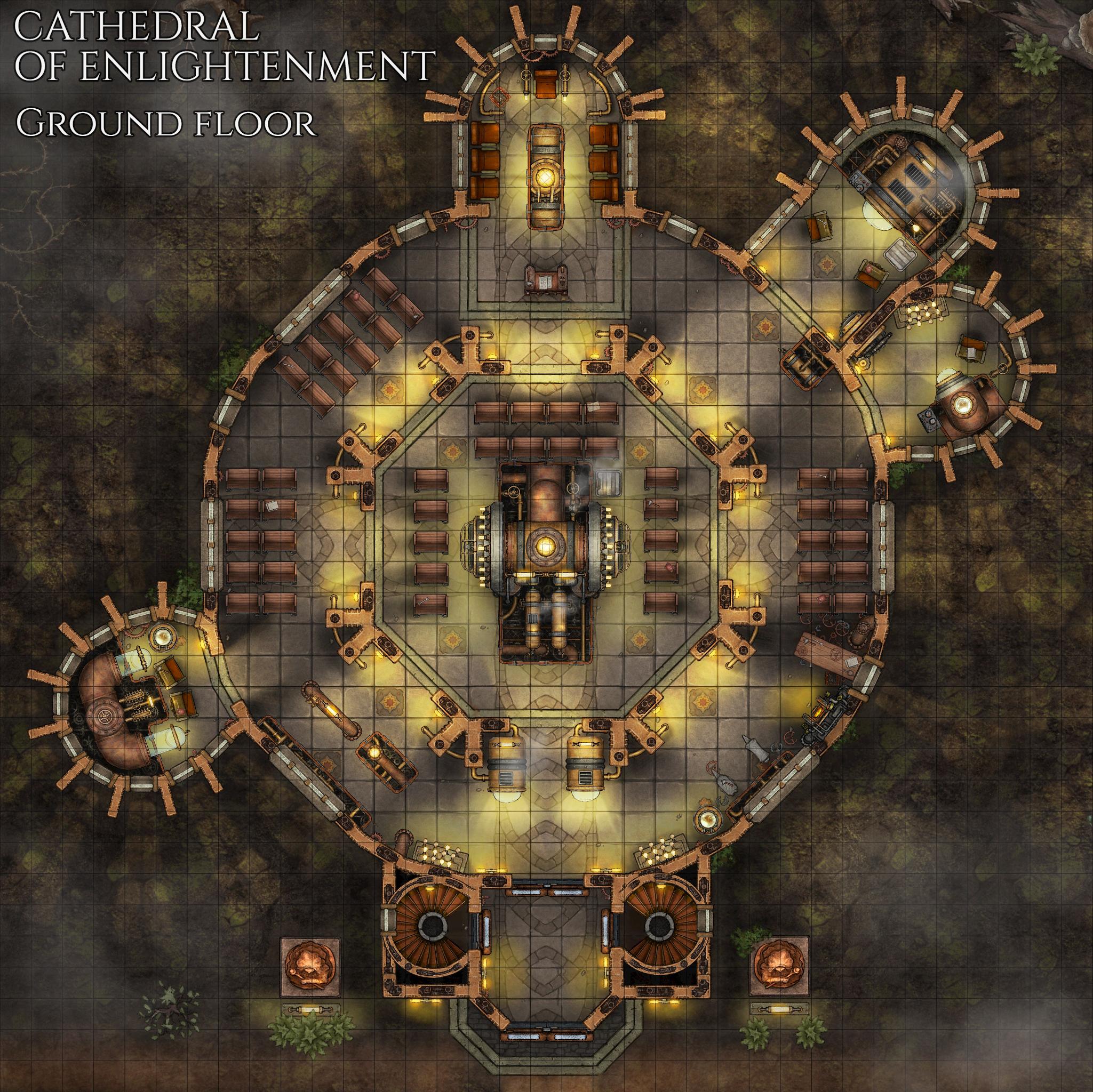 Cathedral of Enlightenment - Ground Floor 35x35 | Scrolller