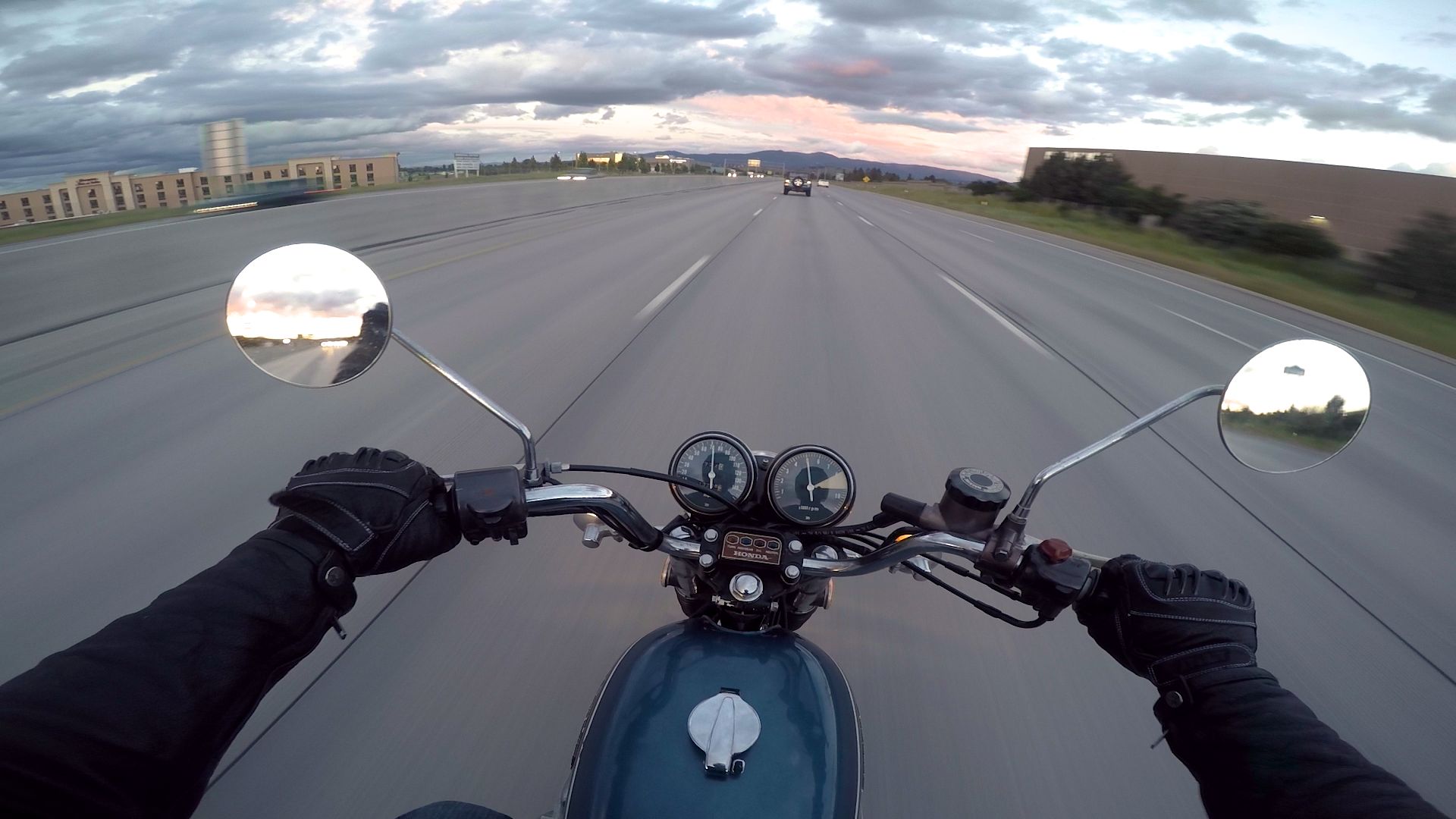 CB750 on the road. | Scrolller