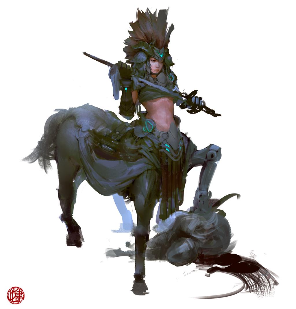 Centaur by Brandon Liao (x-post /r/ImaginaryMythology) | Scrolller