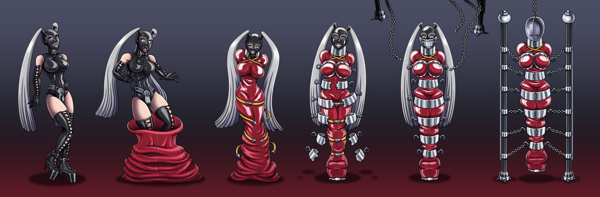 [Suiting/Latex/Immobilization] Cherry's Encasement by Re-Maker | Scrolller