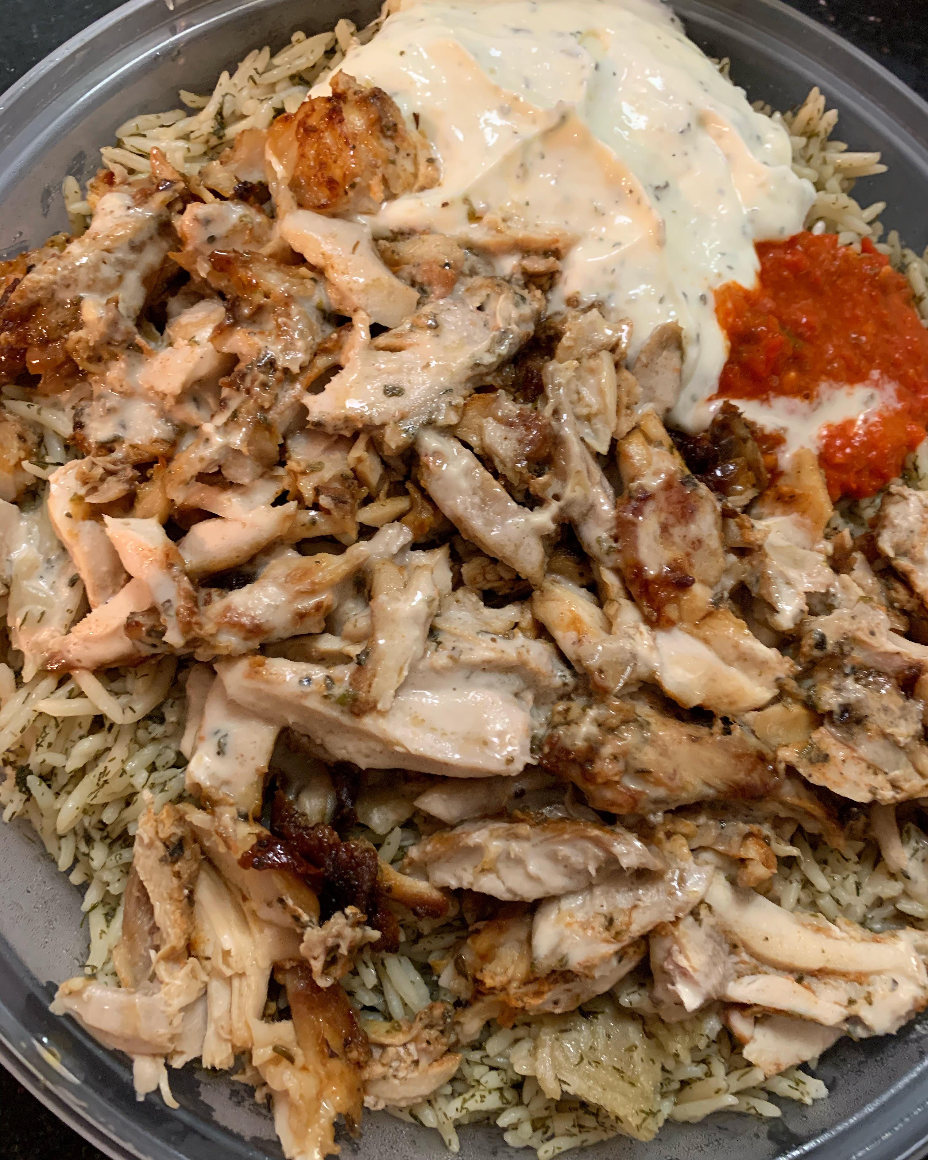 Chicken shawarma platter 🤤 | Scrolller