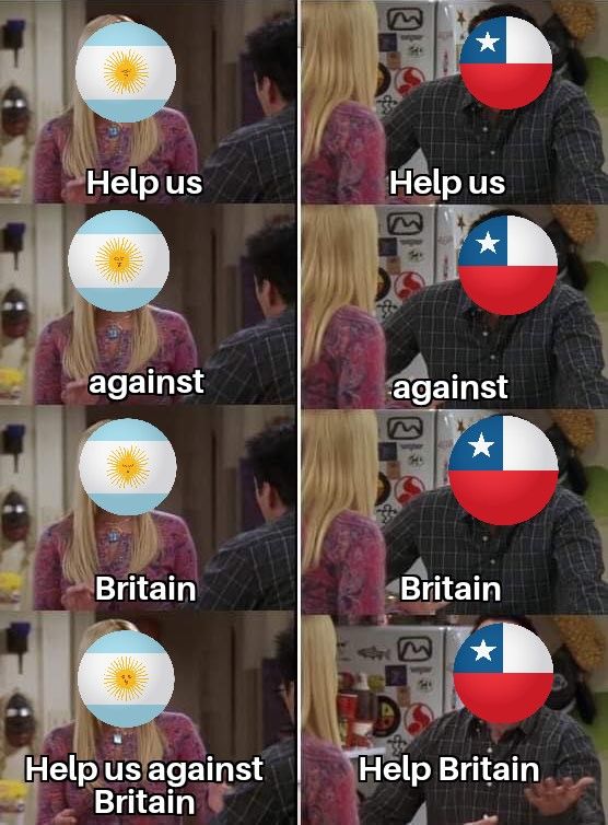 Chile during Falklands wars in a nutshell | Scrolller