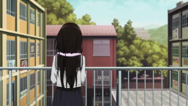 Chitanda enjoying some music. [Hyouka] | Scrolller