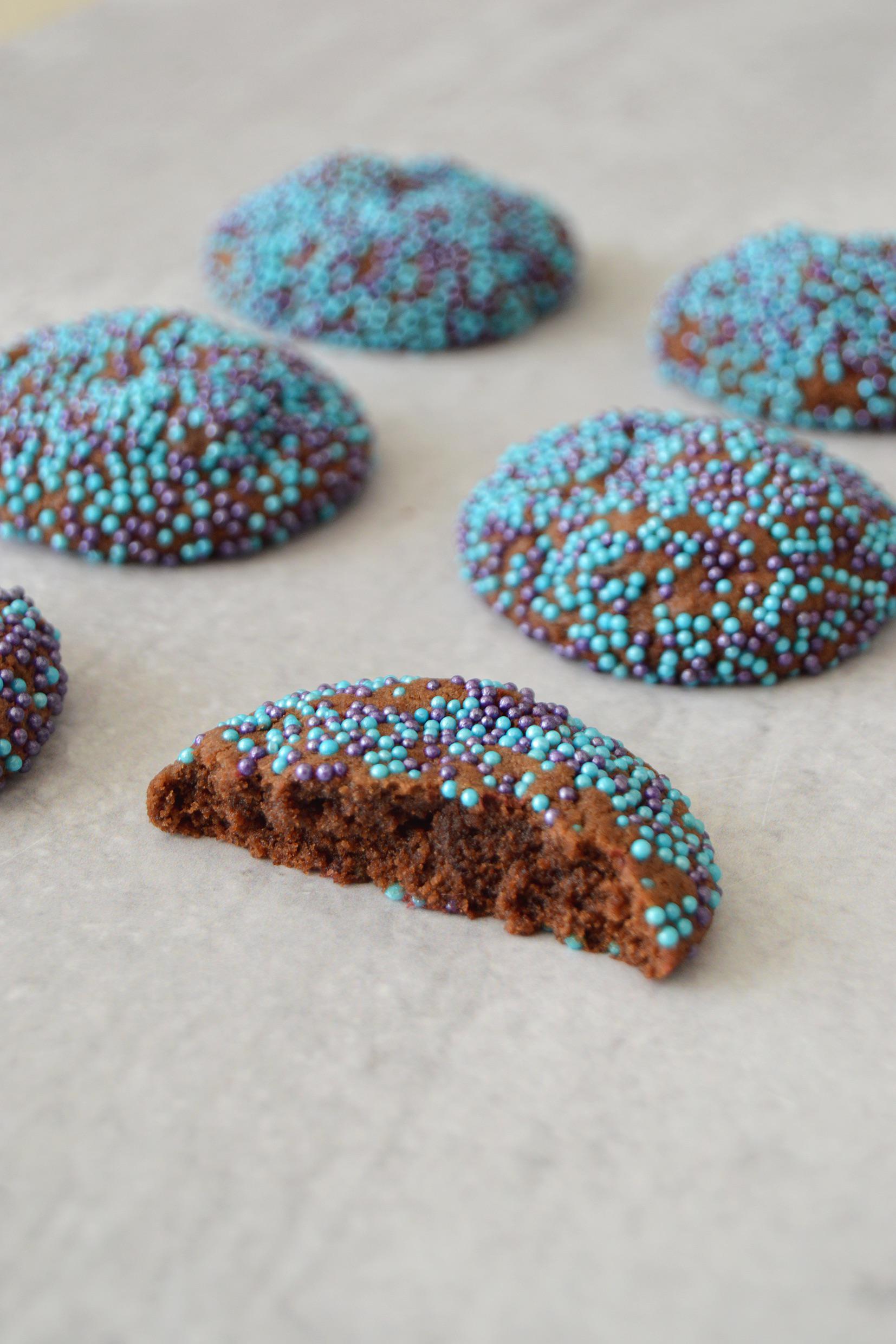 Chocolate Sugar Cookies with Sprinkles! | Scrolller
