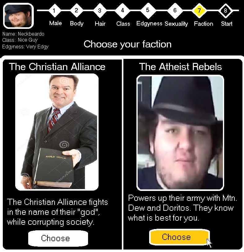 Choose your faction | Scrolller
