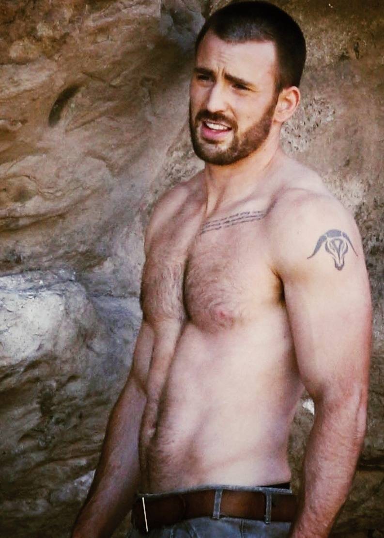 Chris Evans and his chest hair *swoon* | Scrolller