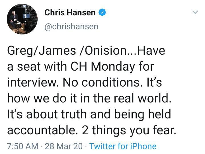 Chris Hansen finally pulled the trigger. | Scrolller