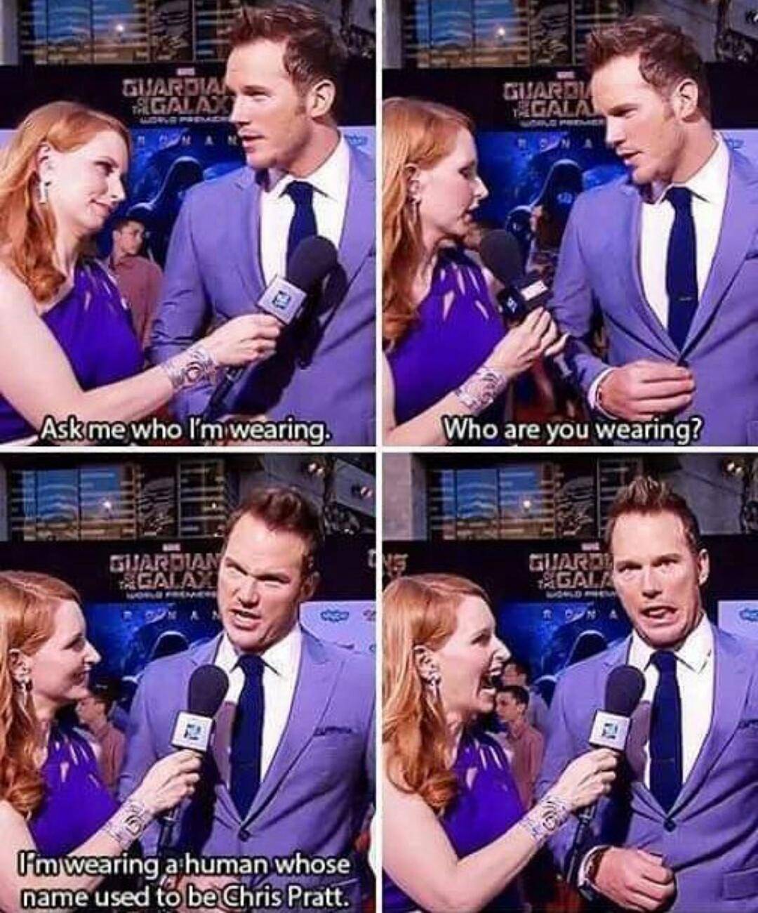 Chris Pratt knows fashion. | Scrolller