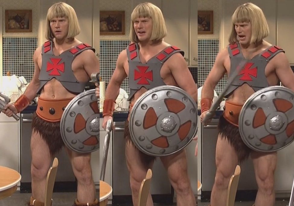 Chris Pratt's thighs on SNL... Thank you SNL | Scrolller