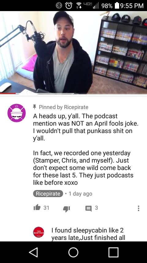 Chris, Stamper, and Mick recorded a new episode of sleepycast | Scrolller