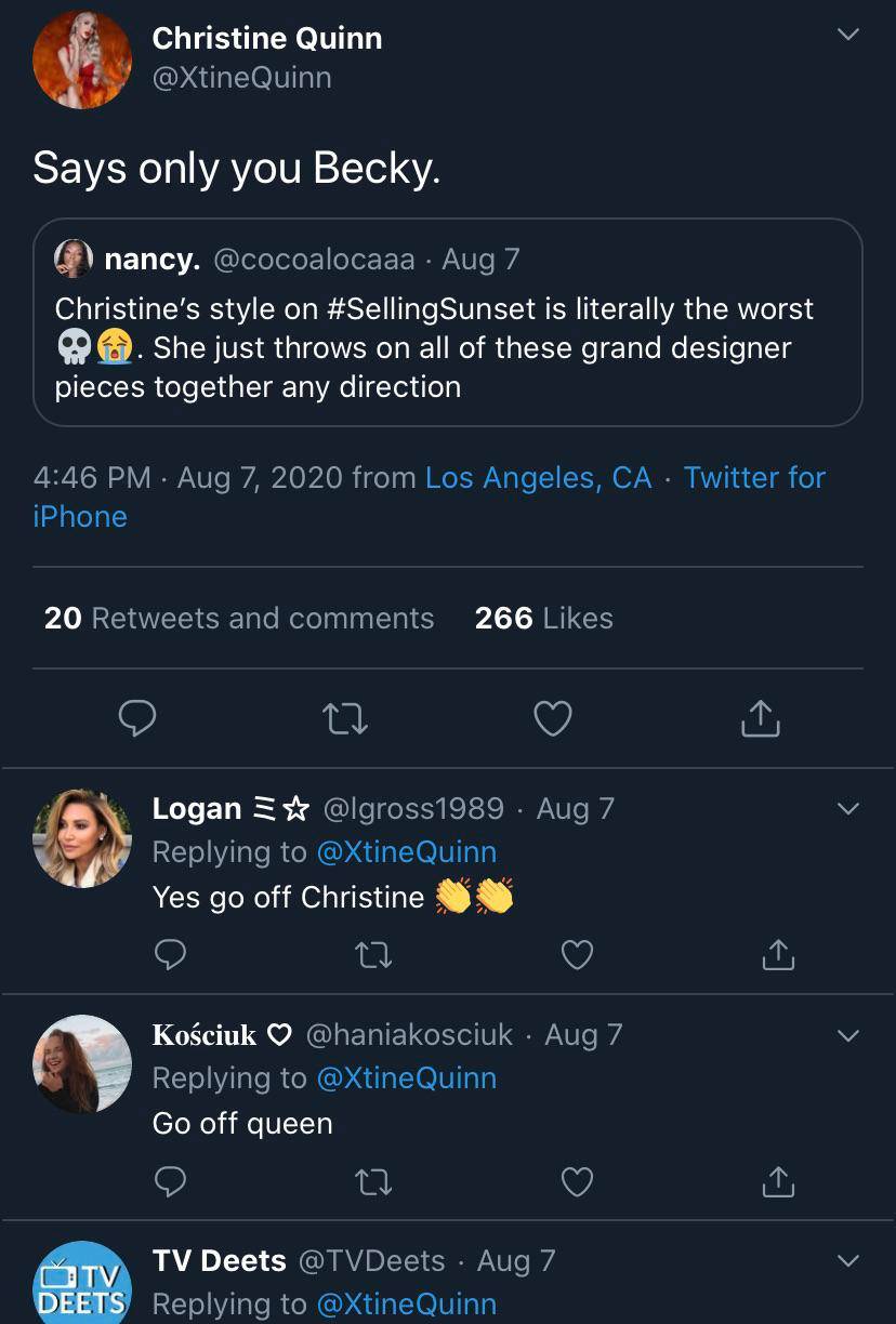 christine is literally embarrassing, a white girl calling a black girl “becky”- | Scrolller