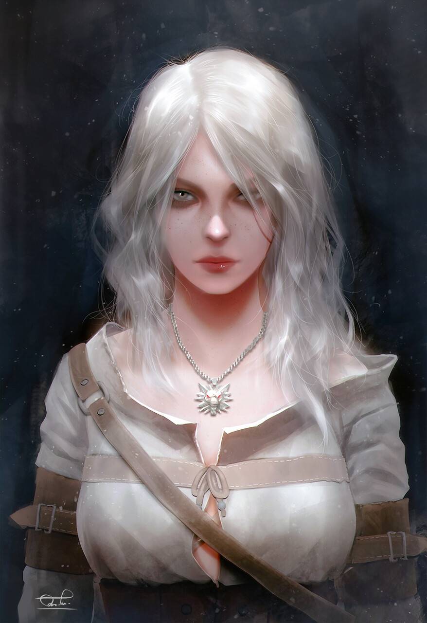 Ciri - The Witcher - Fanart by Kittichai Rueangchaichan (Razaras) | Scrolller
