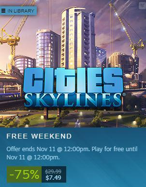 Cities Skylines is 75% off! | Scrolller