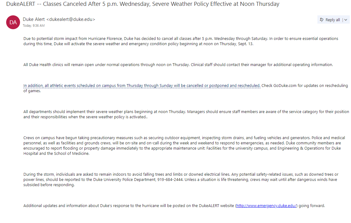 Class cancelled Wednesday evening to Saturday | Scrolller