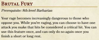 Class Feats 1/13: Barbarian's Brutal Fury | Scrolller