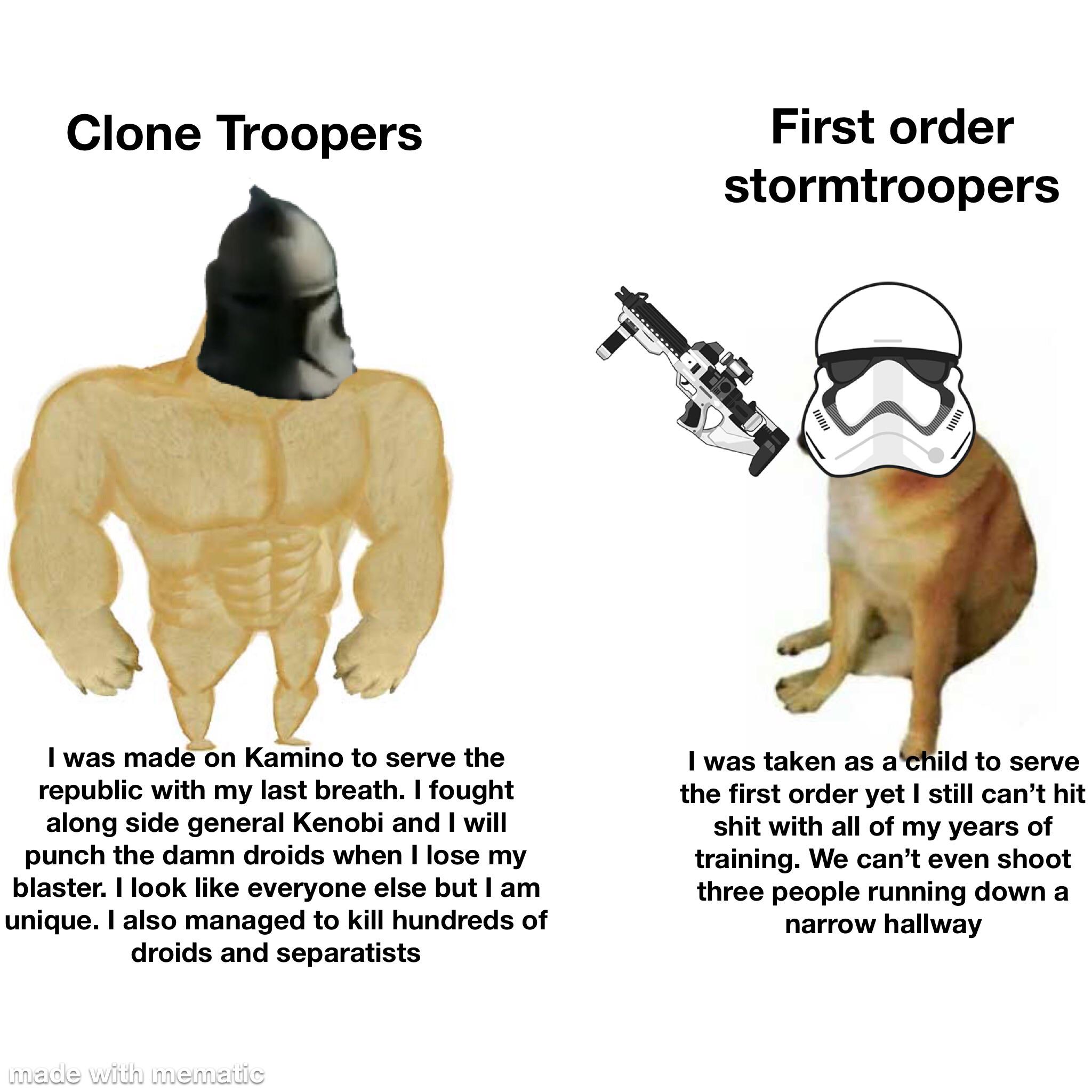 Clone trooper gang for life | Scrolller