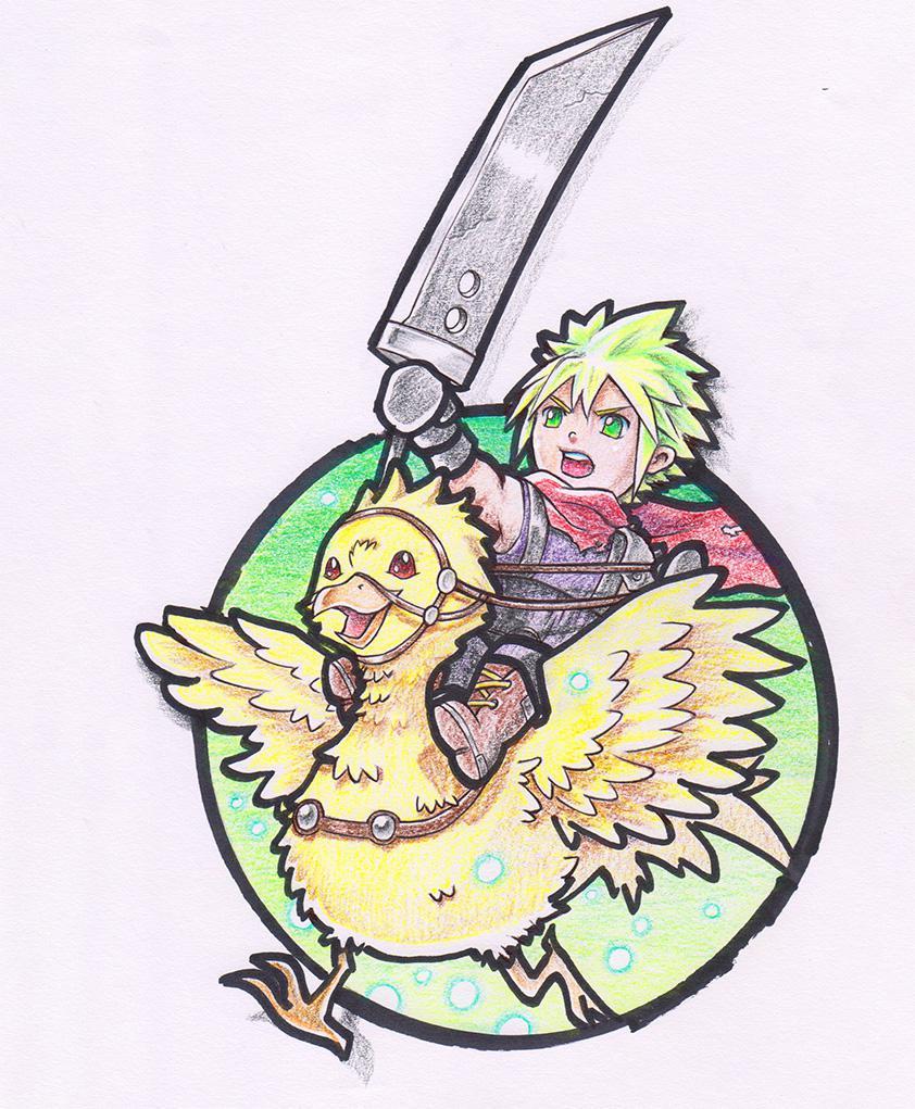 Cloud Chibi Fanart | Scrolller