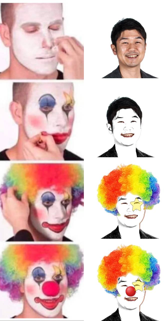 Clown meme recreation (free template) | Scrolller
