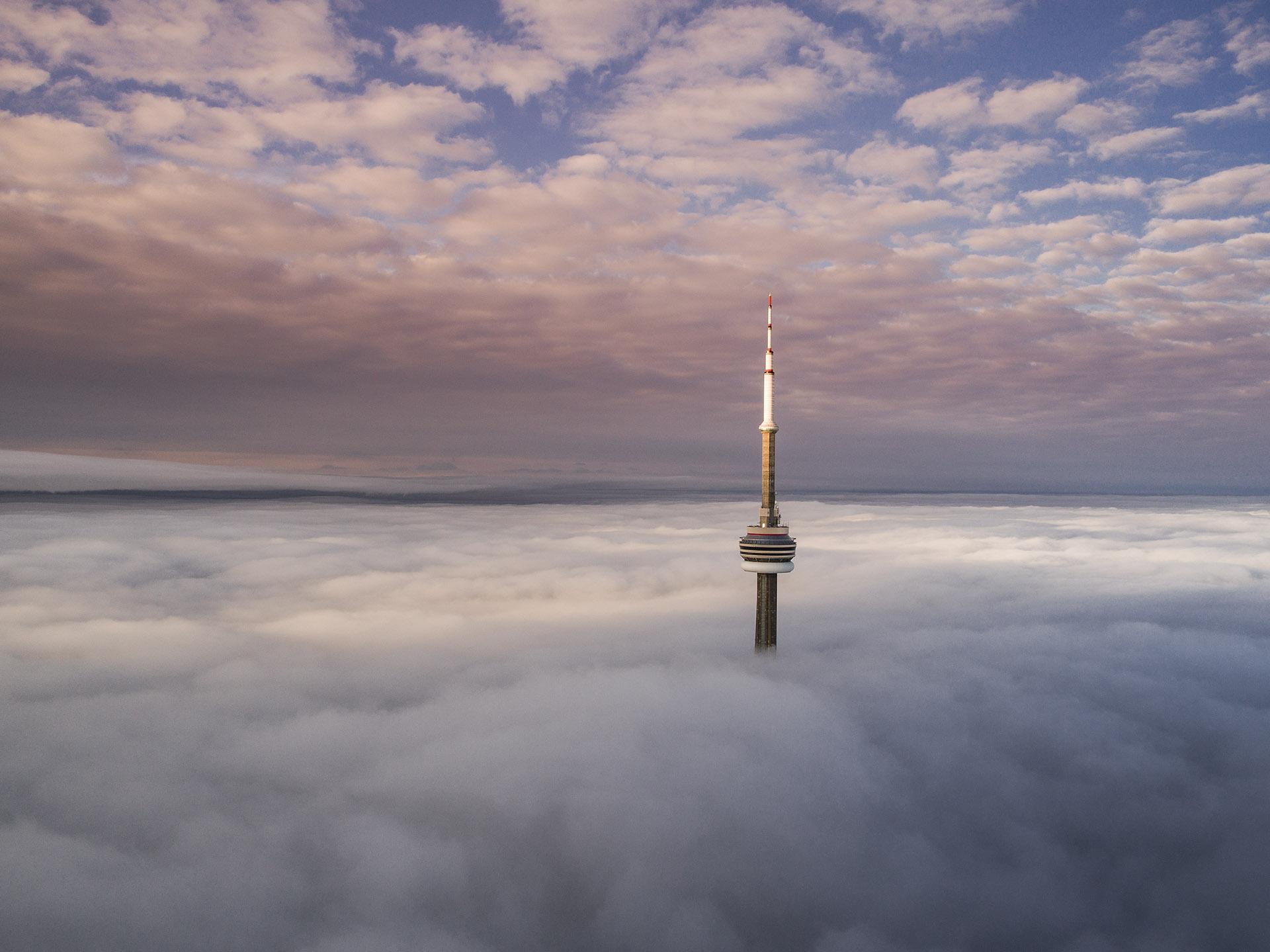 CN tower above the fog | Scrolller
